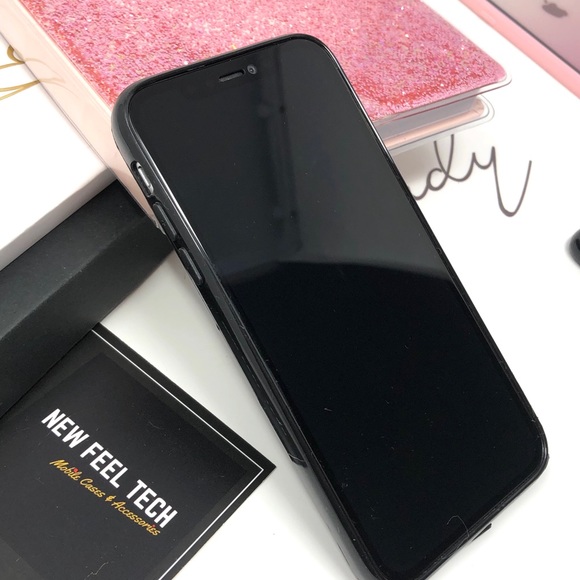 Accessories | Iphone Clear Black Gradient Case | Poshmark